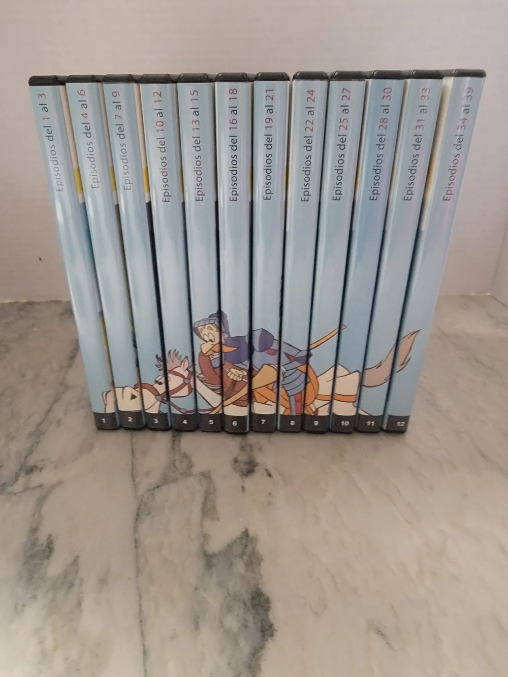 Other | Animated Dvd Collection Set Light Blue Spines | Poshmark